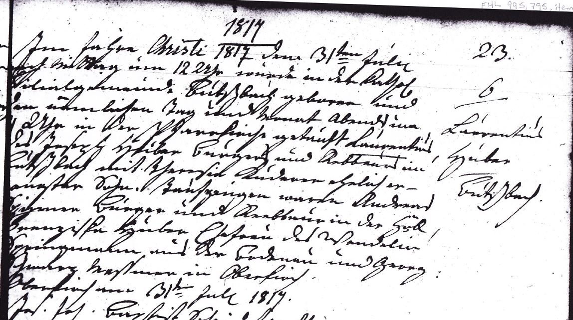 Lawrence Huber’s Parents – Lind Street Research