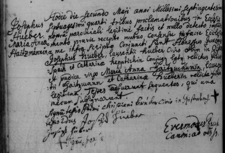 Lawrence Huber’s Paternal Grandparents – Lind Street Research